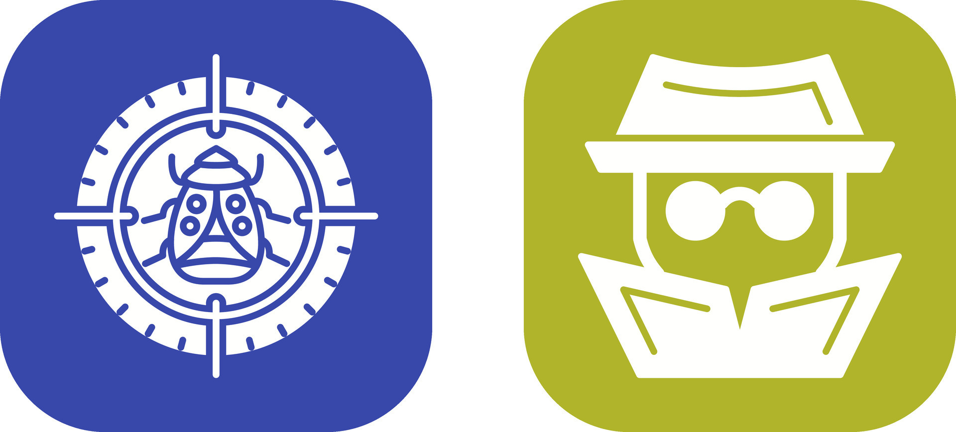 Bug Target And Hacker Icon 32639775 Vector Art At Vecteezy