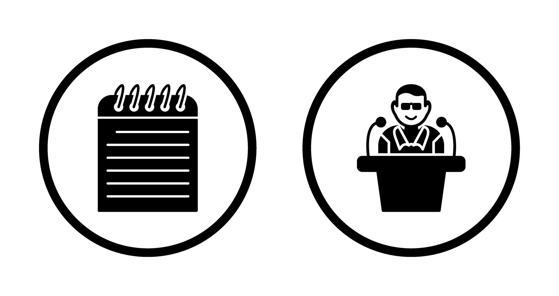 Note and Lecture Icon 32642518 Vector Art at Vecteezy