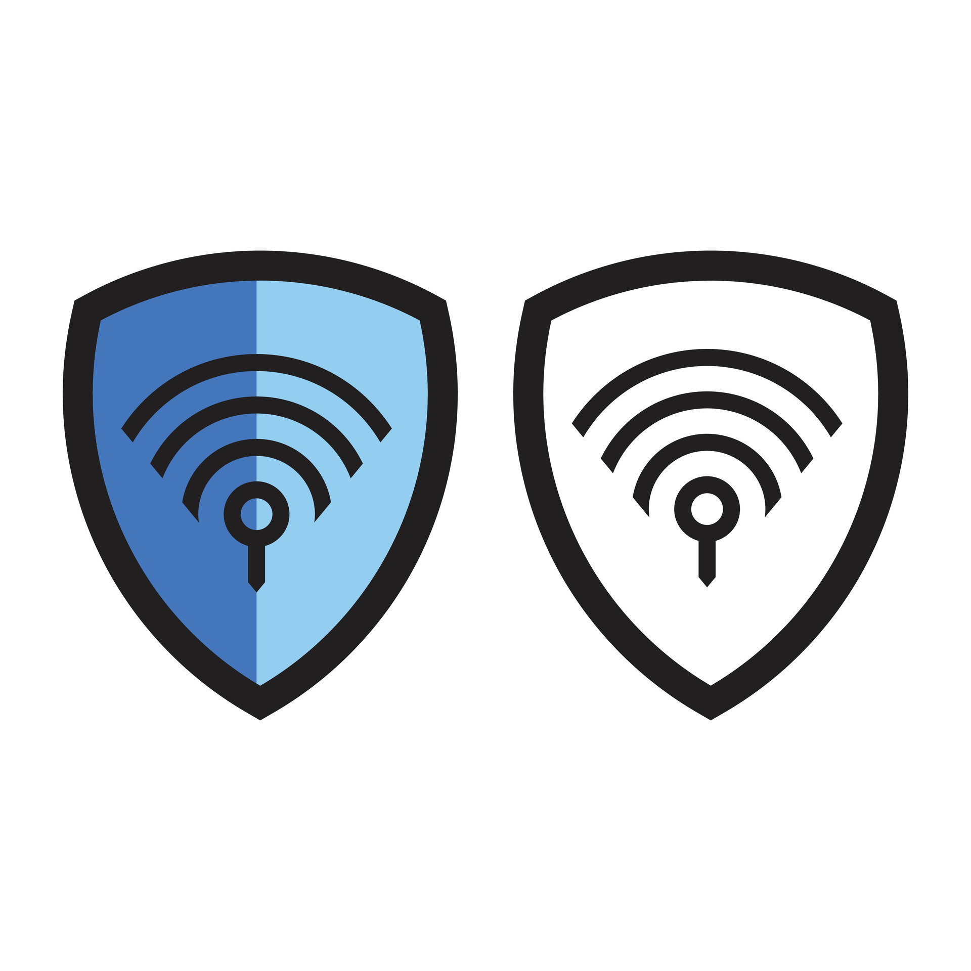 Vpn Virtual Private Network Icon Vector Shield Icon 32648337 Vector