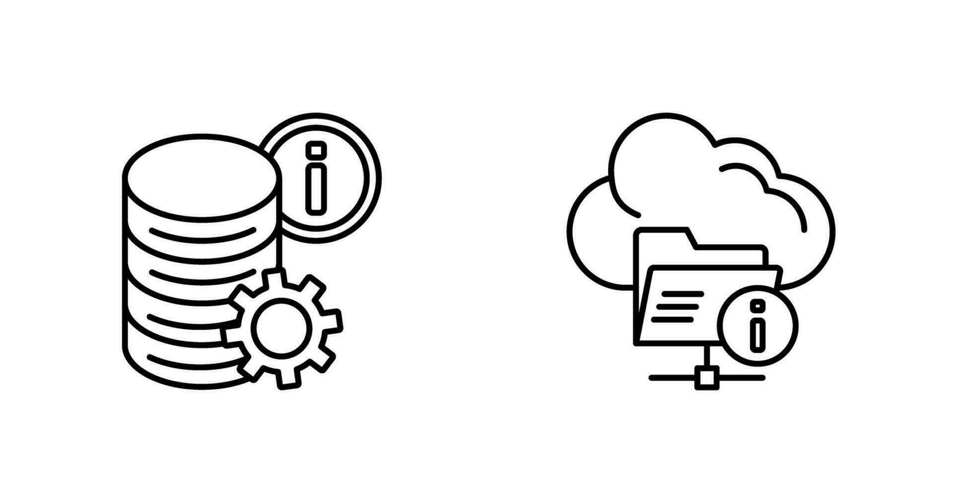 data and folder Icon 32652594 Vector Art at Vecteezy