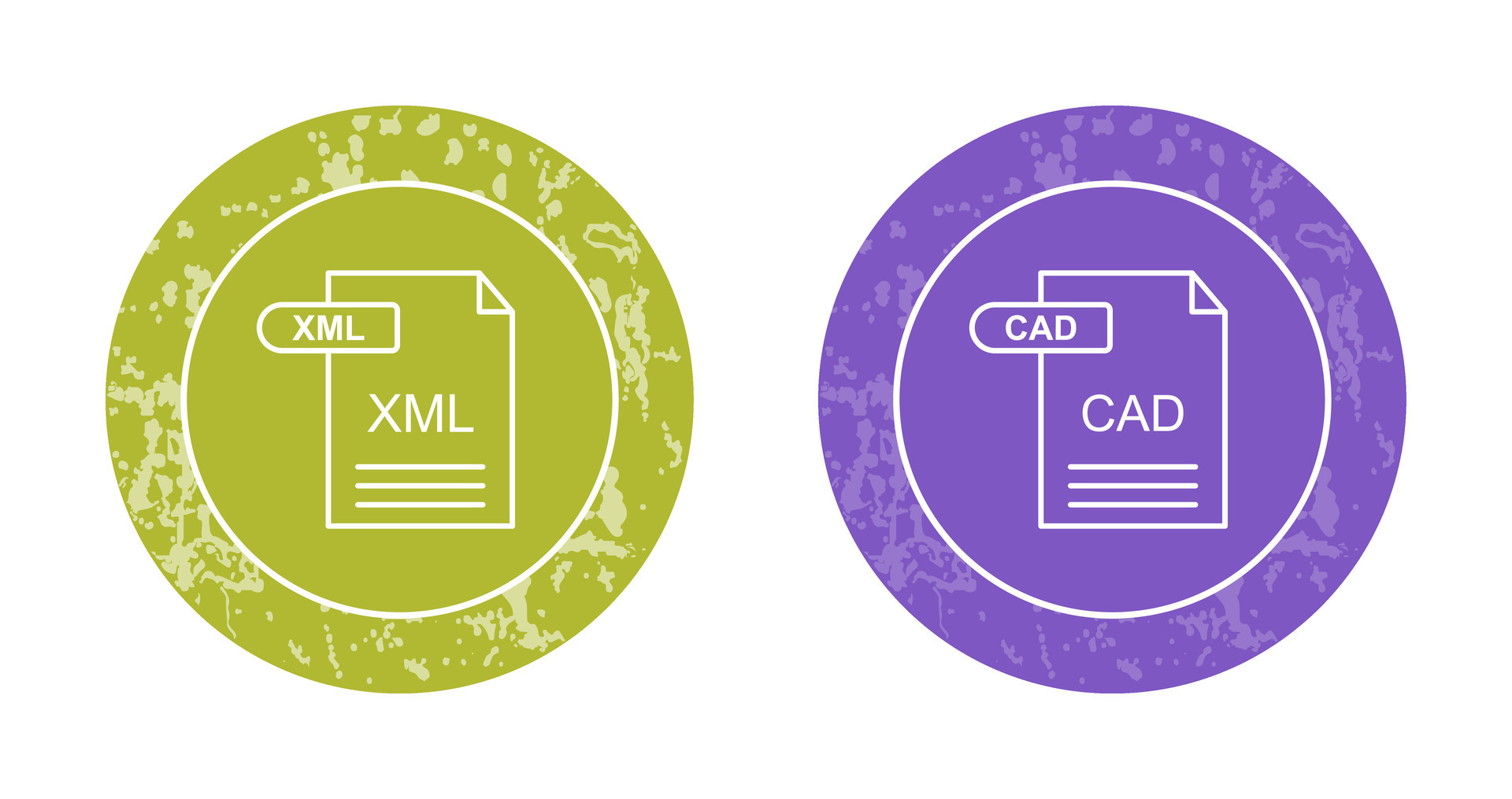 XML and CAD Icon 32652896 Vector Art at Vecteezy