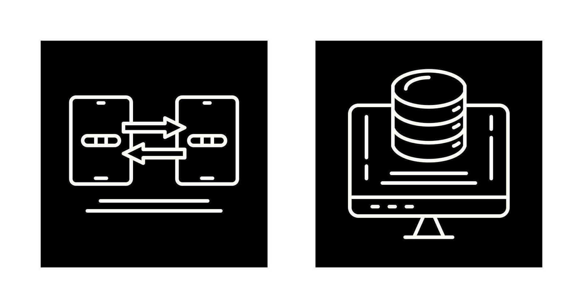 Data Synchronization And Data Storage Icon 32654238 Vector Art At Vecteezy