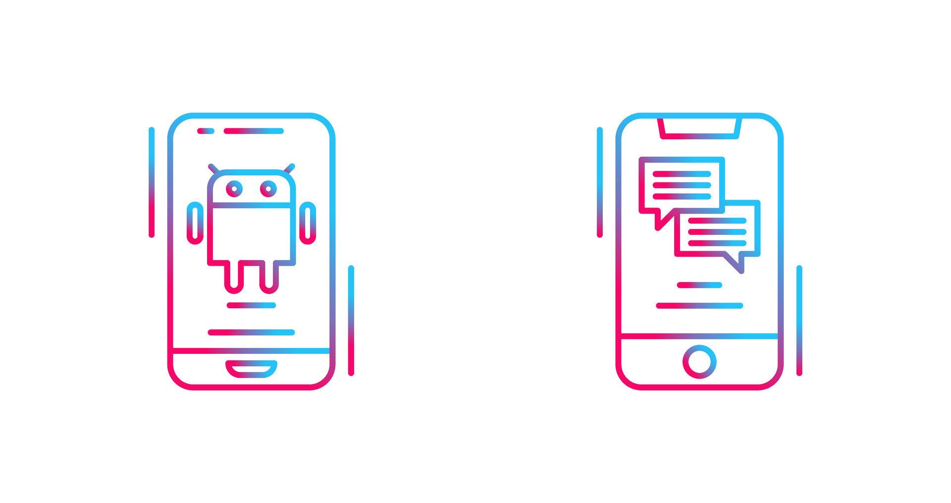 Android and Text Icon 32655533 Vector Art at Vecteezy