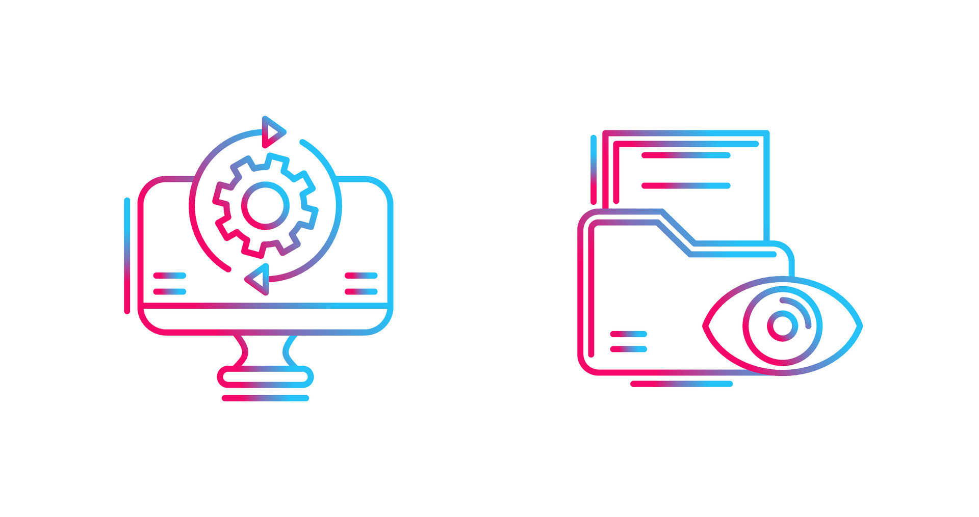 Synchronization And Data Visualization Icon 32655654 Vector Art At Vecteezy