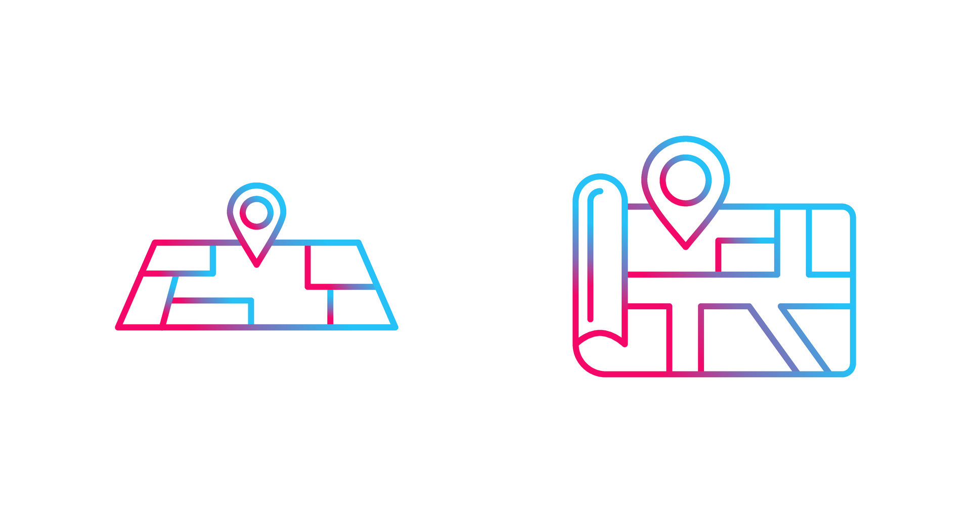 Map and Map Icon 32656042 Vector Art at Vecteezy