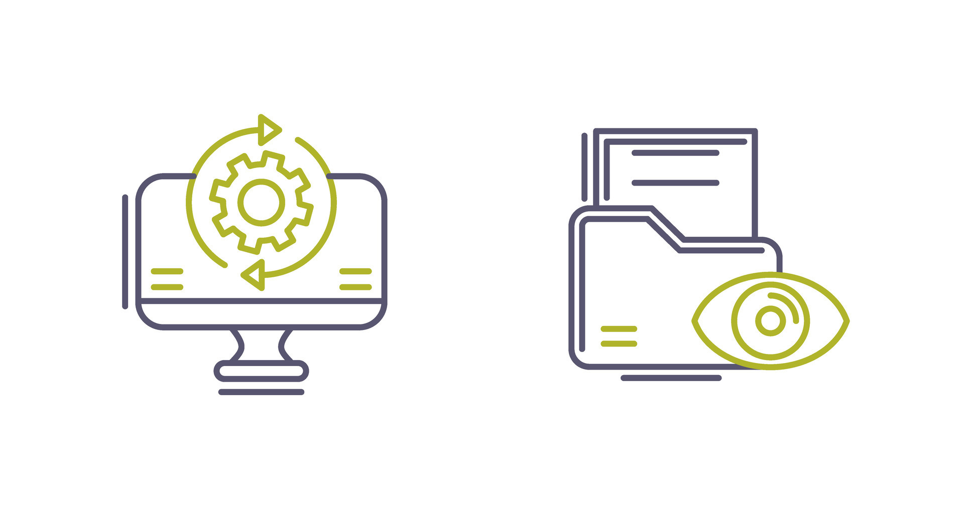 Synchronization And Data Visualization Icon 32657806 Vector Art At Vecteezy
