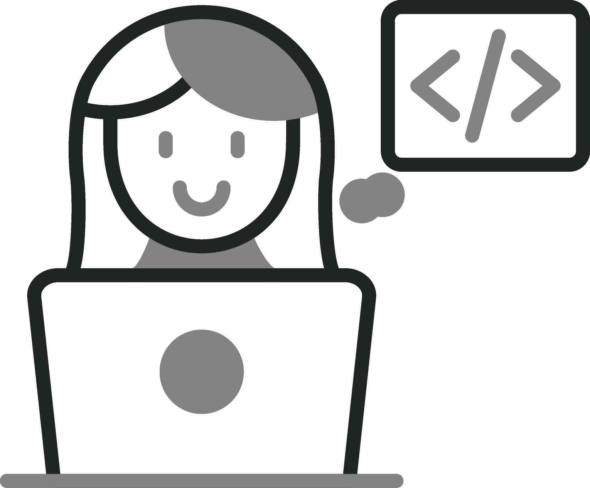 Developer Vector Icon 32660105 Vector Art at Vecteezy