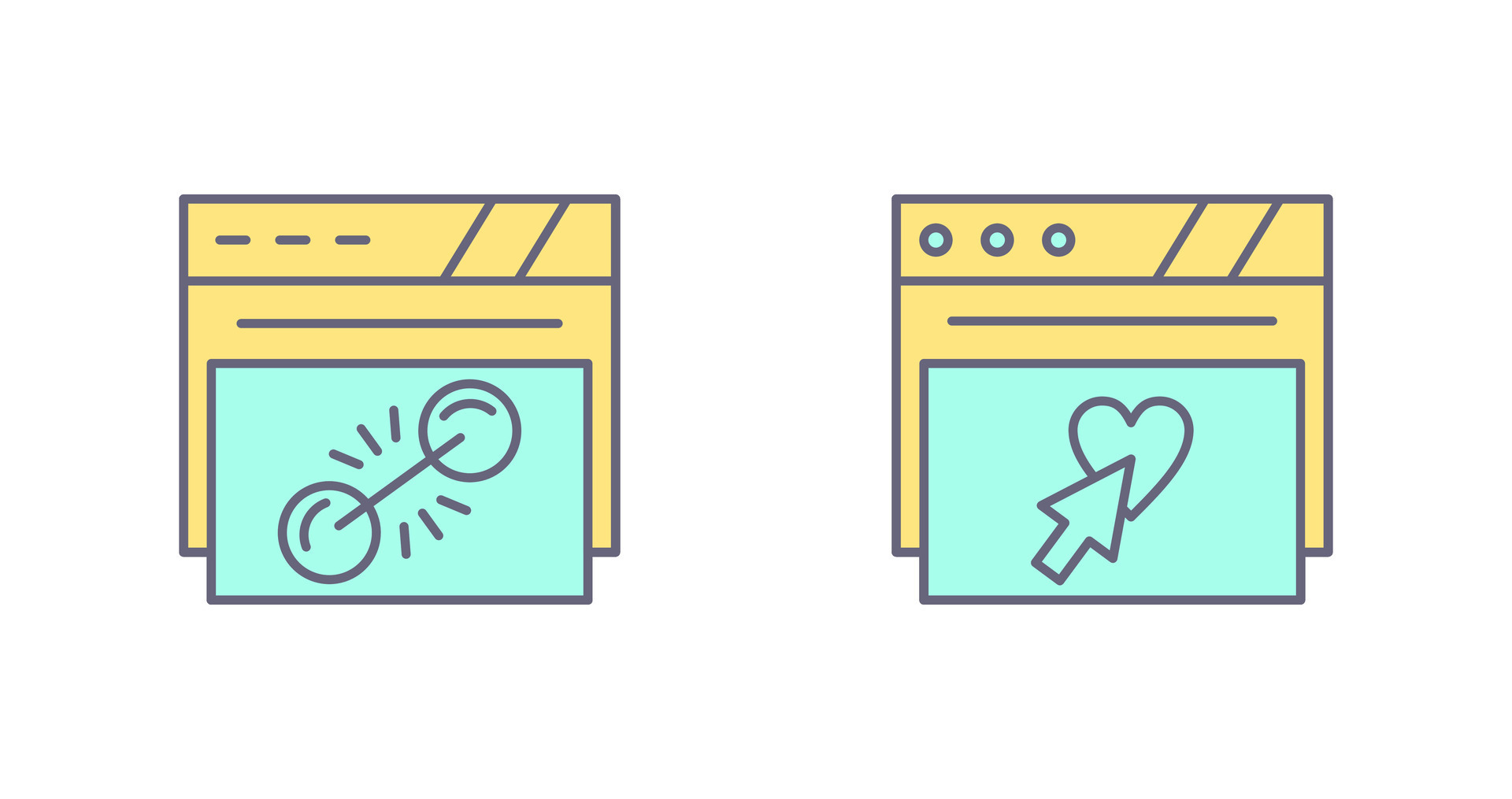 Link and Cursor Icon 32660603 Vector Art at Vecteezy