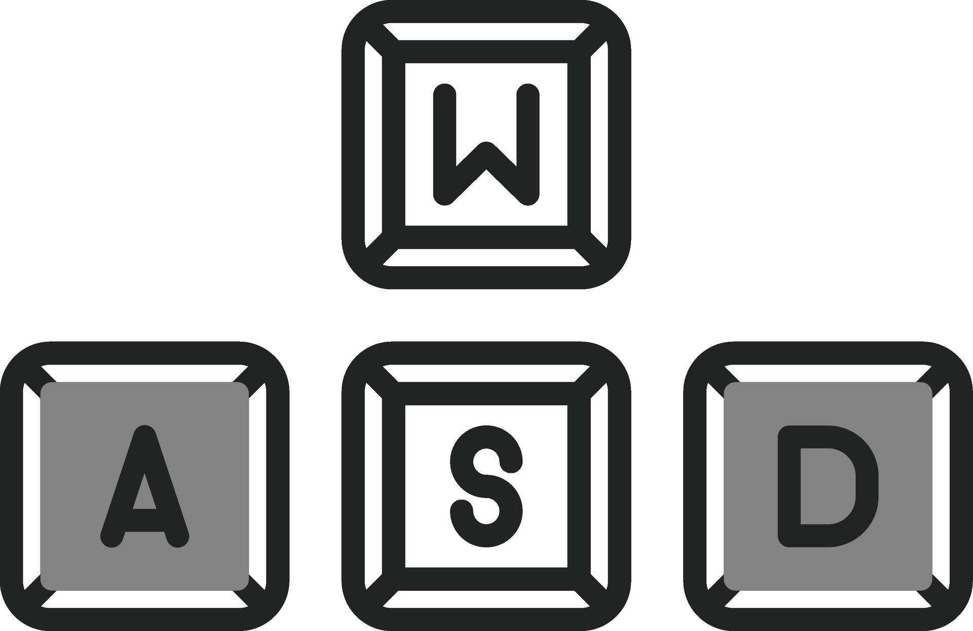 Keyboard Button Vector Icon 32661351 Vector Art At Vecteezy