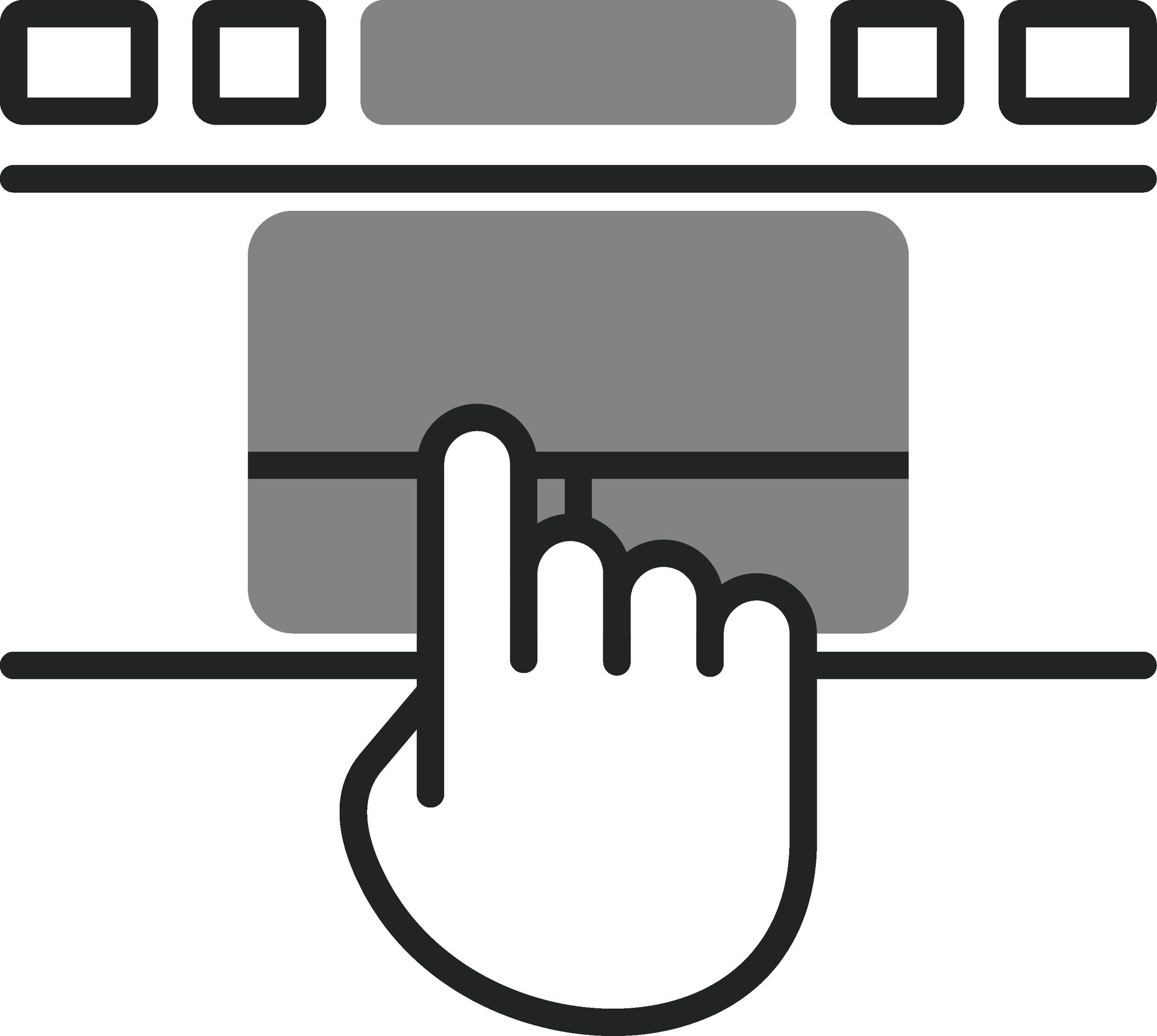 Touchpad Vector Icon 32661359 Vector Art at Vecteezy Touchpad Vector Icon 32661359 Vector Art at Vecteezy