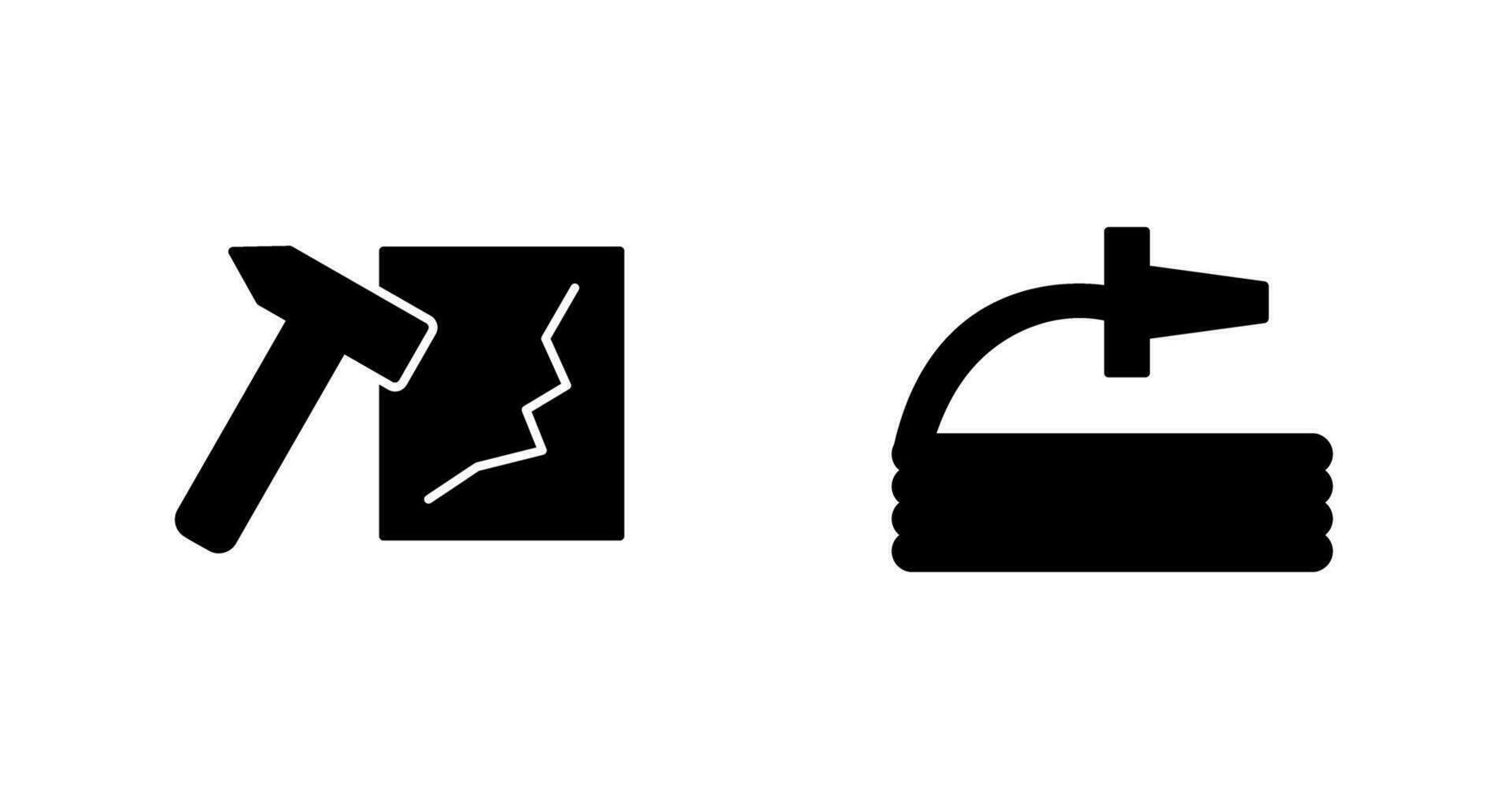 Break Glass And Hose Icon 32662251 Vector Art At Vecteezy
