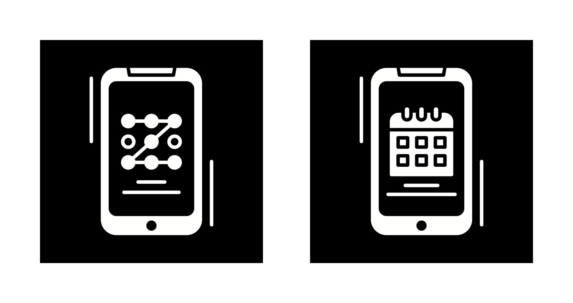 Pattern Code and Calendar Icon 32664120 Vector Art at Vecteezy