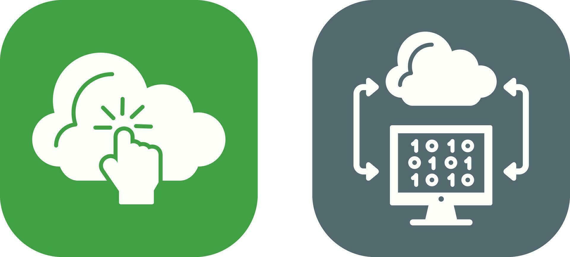 Cloud Computing and Cloud Coding Icon 32666088 Vector Art at Vecteezy