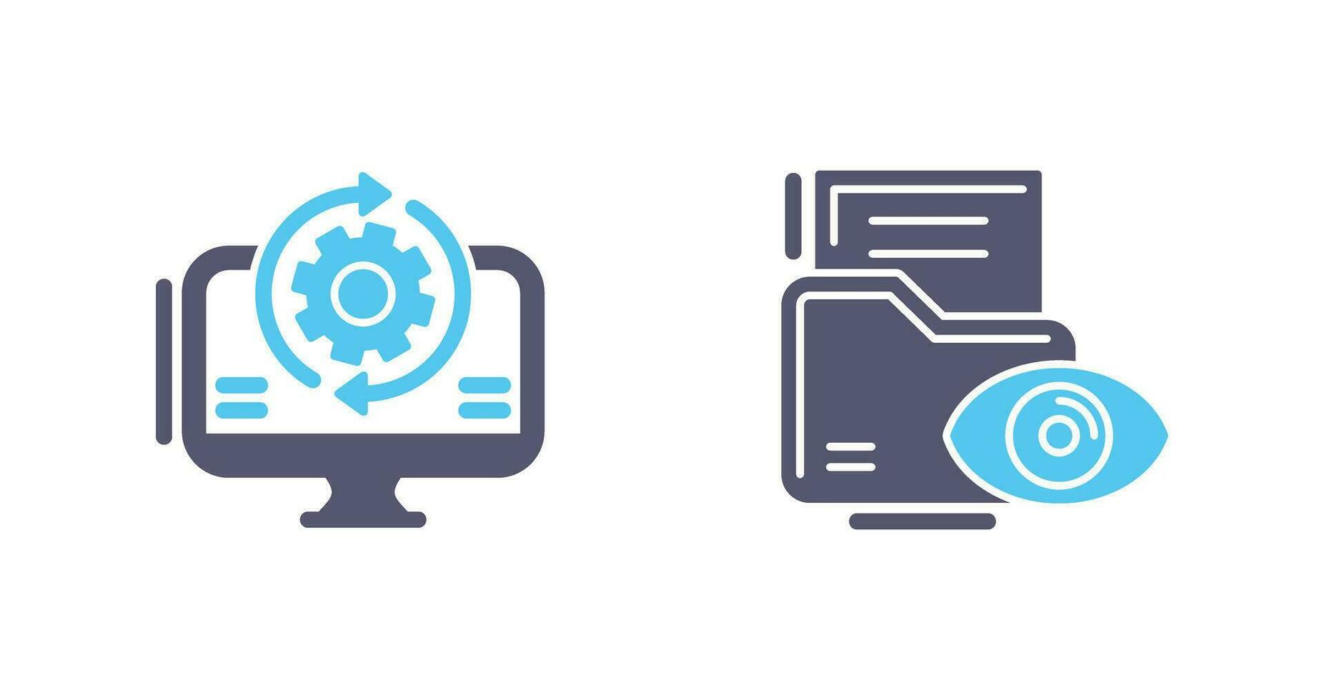 Synchronization And Data Visualization Icon 32666951 Vector Art At Vecteezy