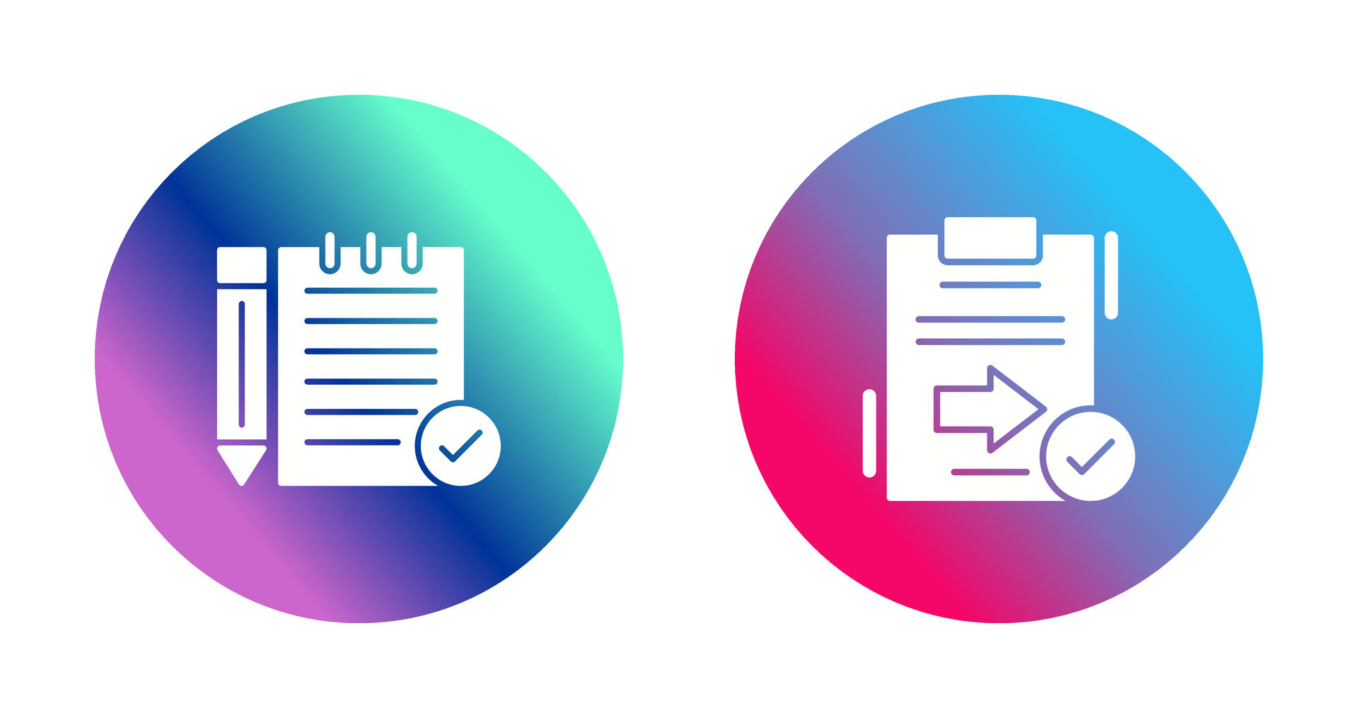 Check Notes and Send Icon 32668053 Vector Art at Vecteezy