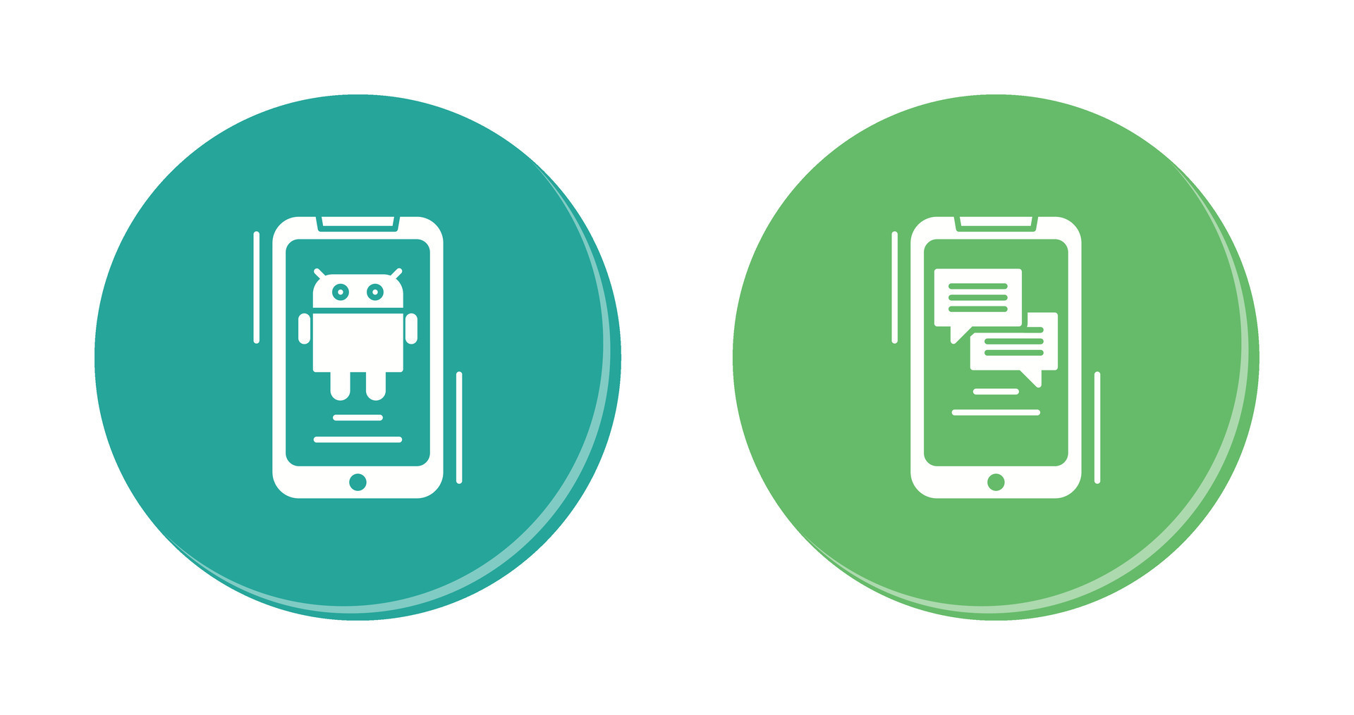 Android and Text Icon 32669941 Vector Art at Vecteezy