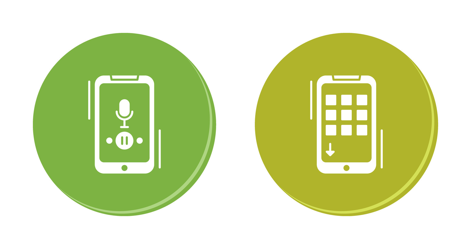 Voice Record and Device Icon 32669950 Vector Art at Vecteezy