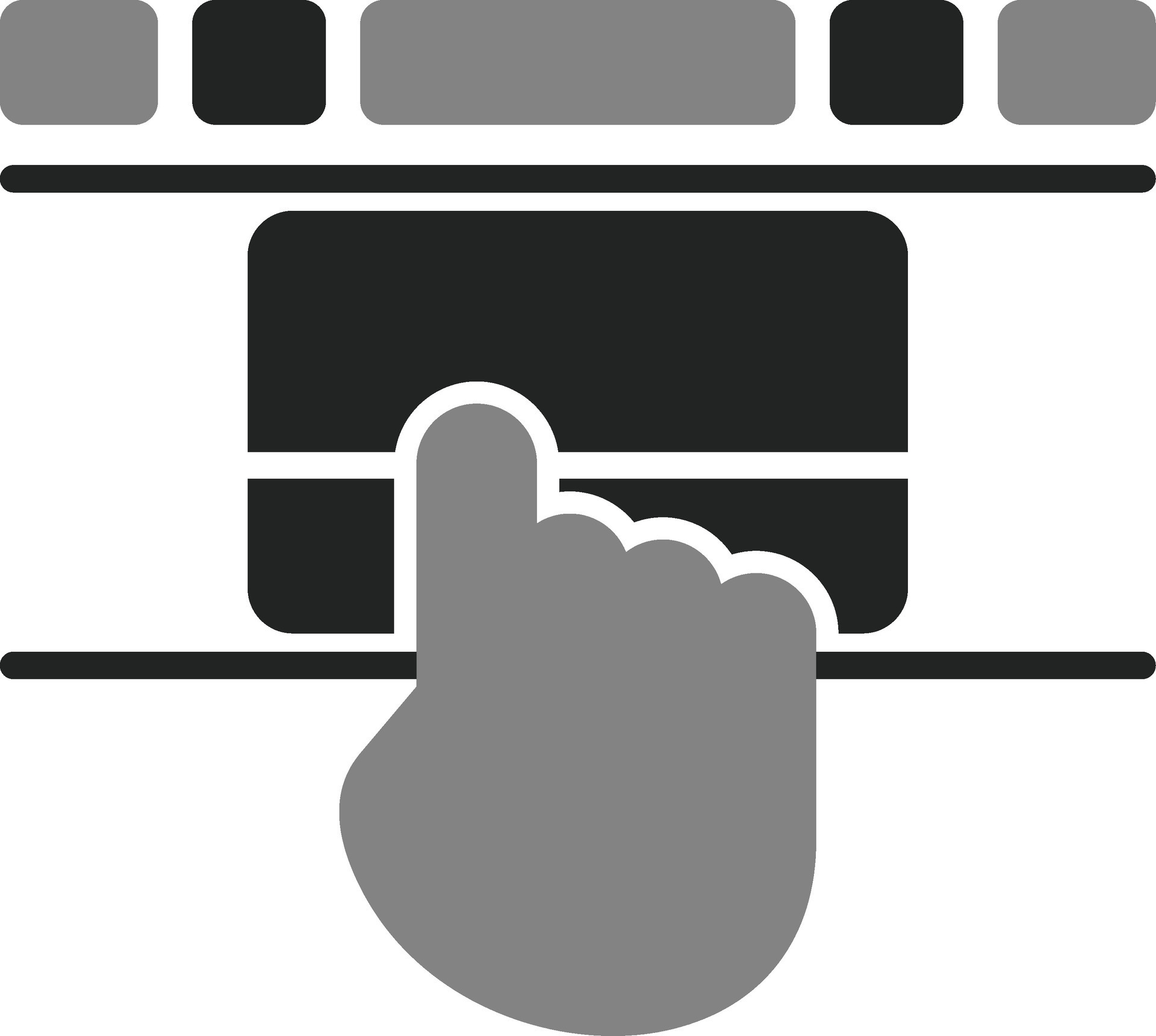 Touchpad Vector Icon 32683908 Vector Art at Vecteezy Touchpad Vector Icon 32683908 Vector Art at Vecteezy