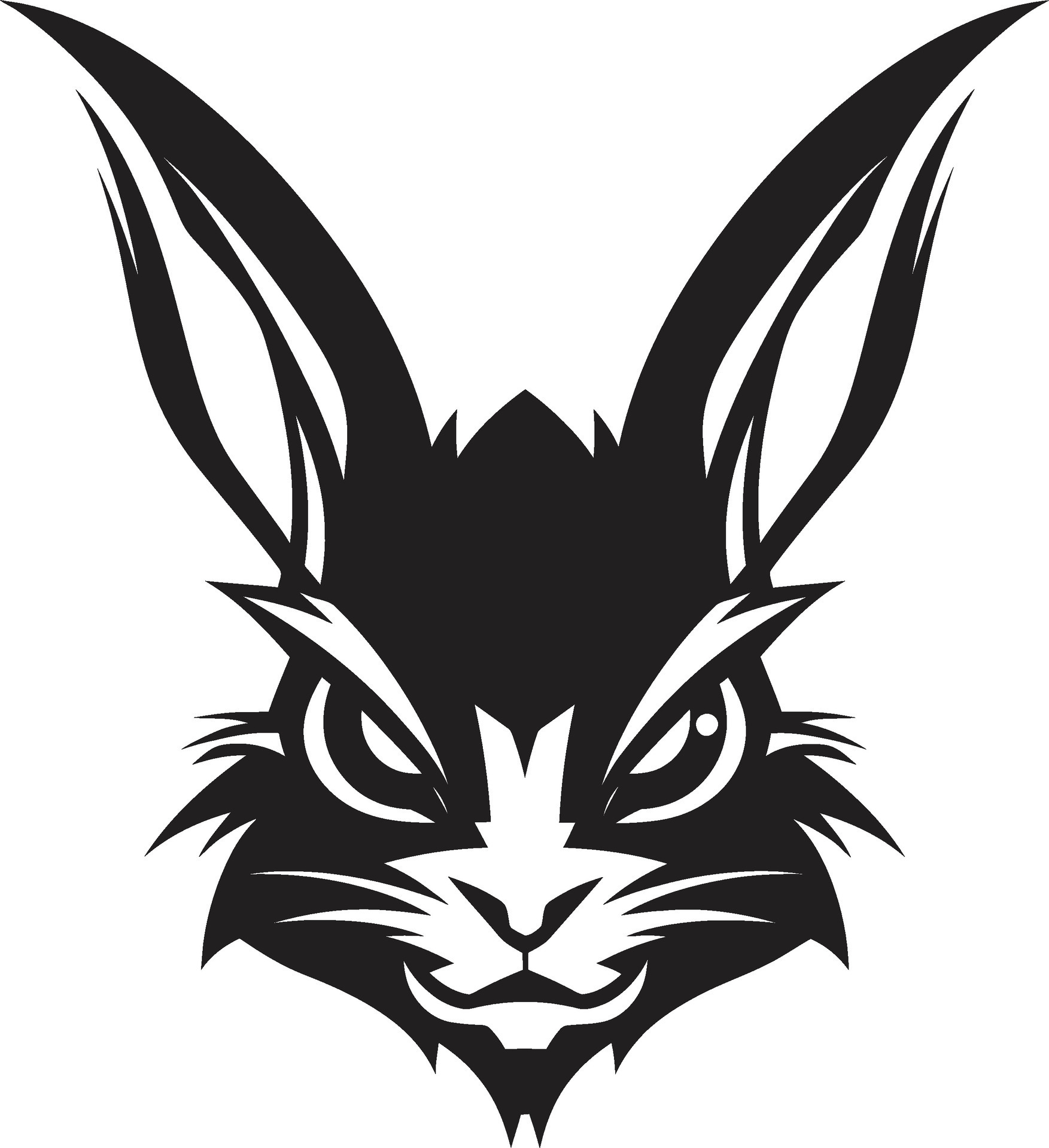 Modern Rabbit Badge of Distinction Sleek Rabbit Silhouette Symbol ... Modern Rabbit Badge of Distinction Sleek Rabbit Silhouette Symbol ...