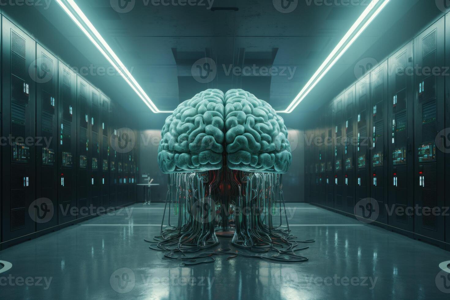 Expansive Brain data center. Generate Ai 32697072 Stock Photo at Vecteezy