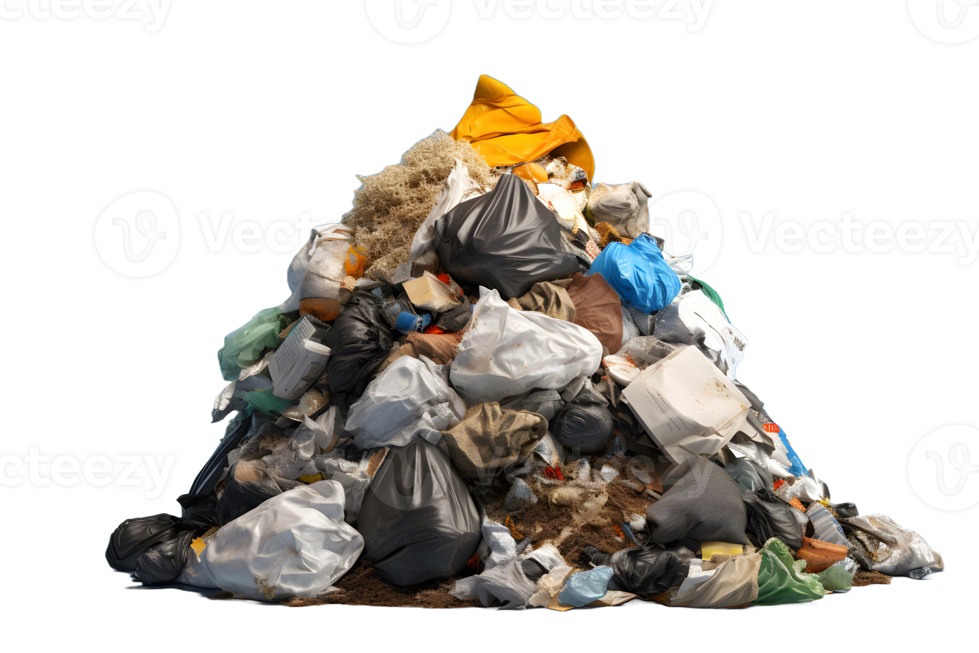 AI Generative pile of garbage 32700052 PNG