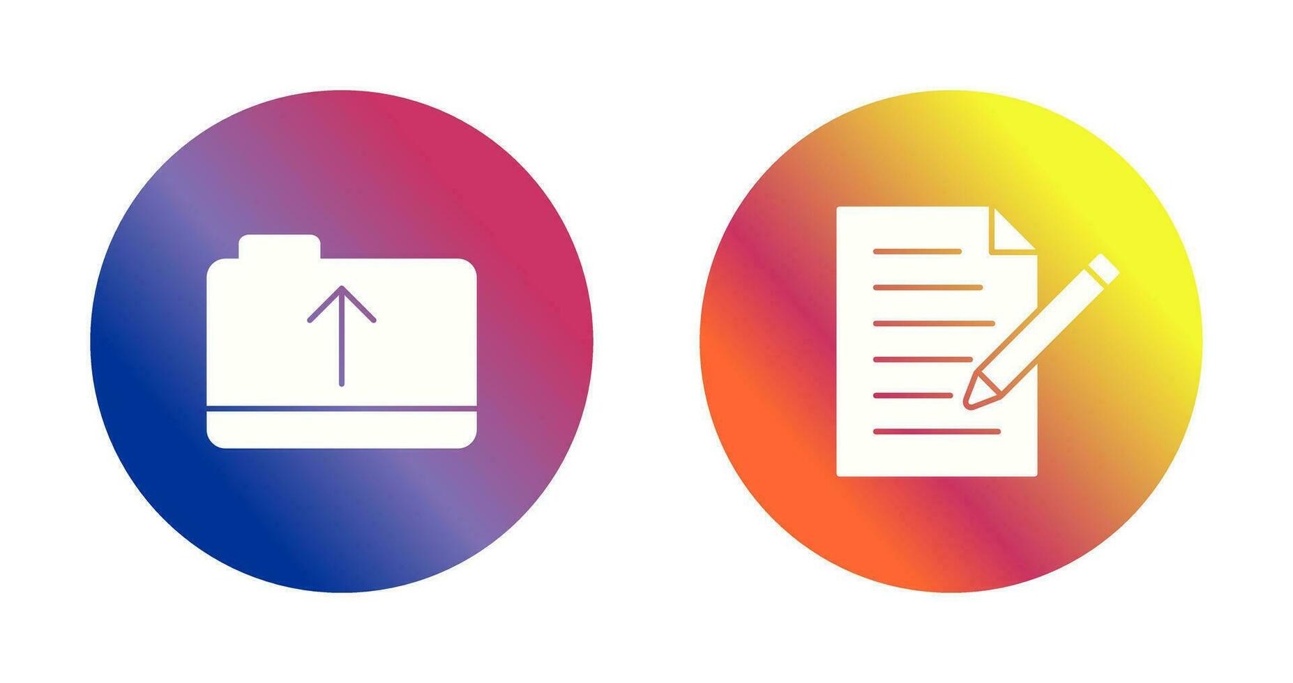 folder and edit document Icon 32702484 Vector Art at Vecteezy