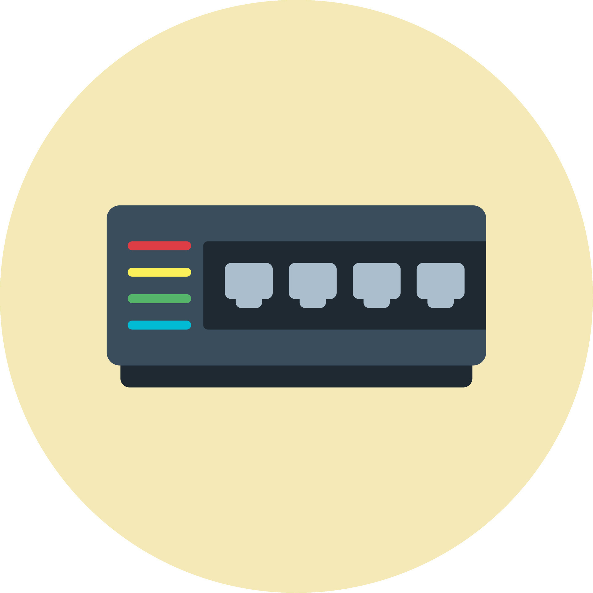 Network Hub Vector Icon 32708800 Vector Art at Vecteezy