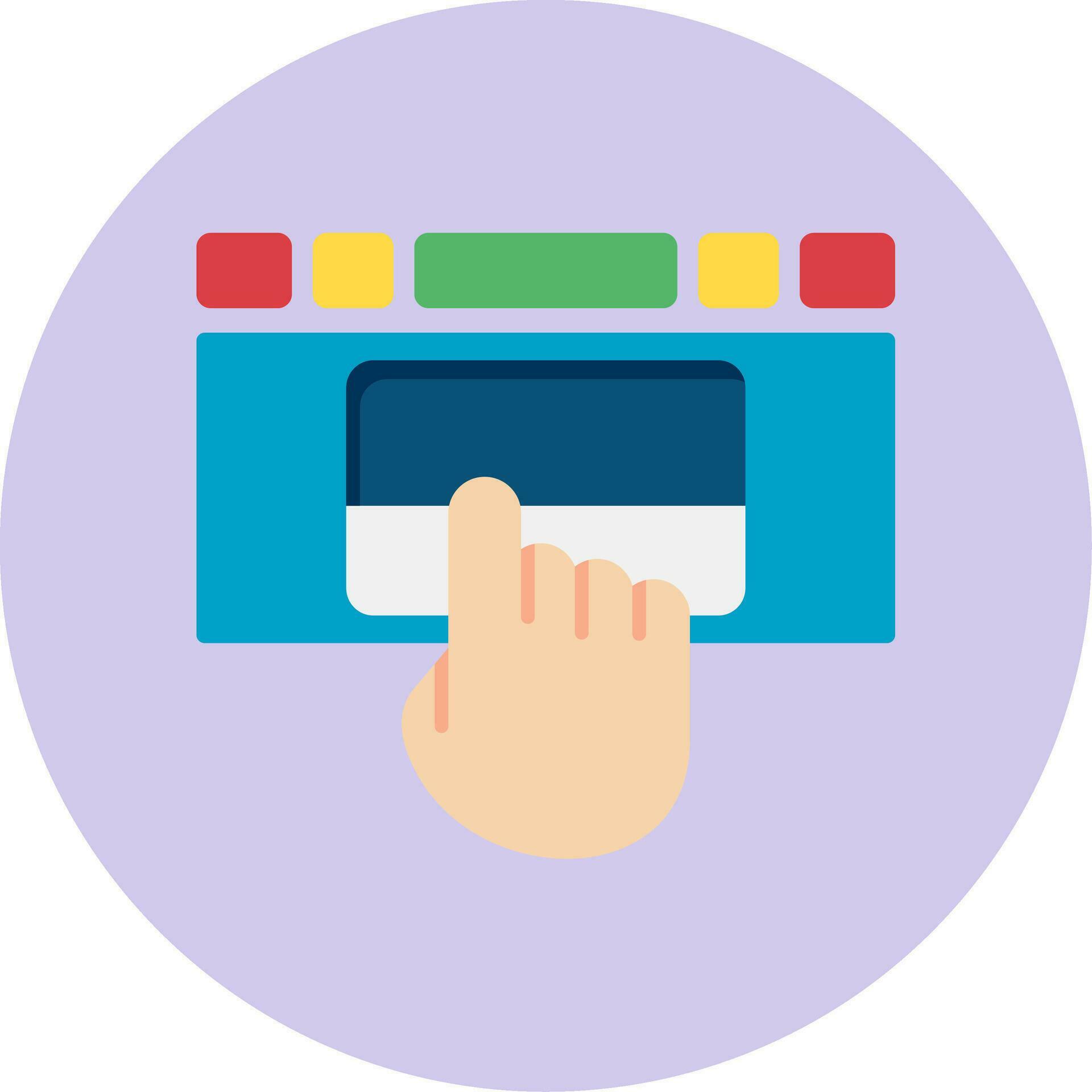 Touchpad Vector Icon 32708828 Vector Art at Vecteezy