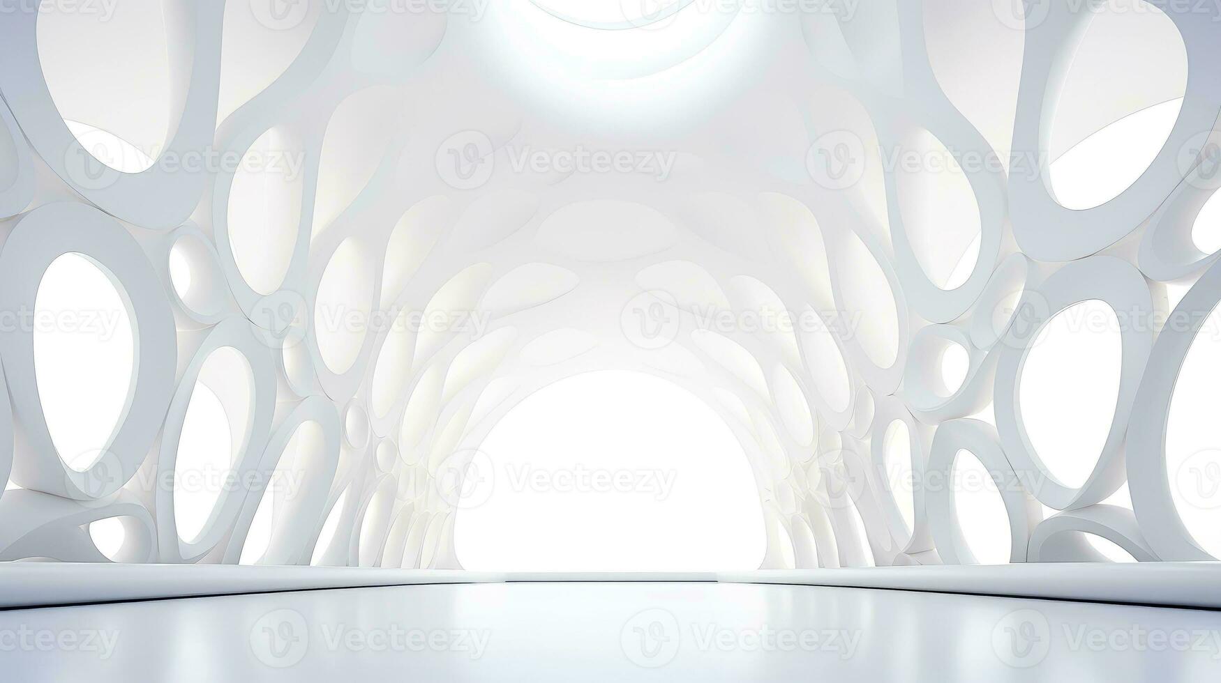 Abstract white architecture background, white geometric wallpaper ...