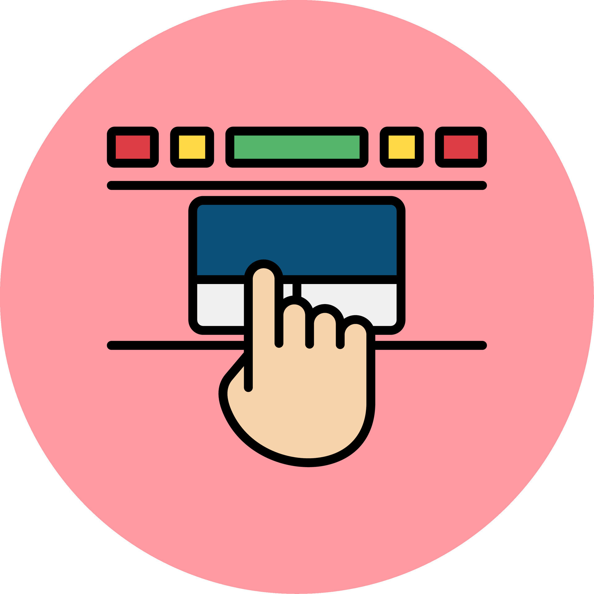 Touchpad Vector Icon 32722126 Vector Art at Vecteezy Touchpad Vector Icon 32722126 Vector Art at Vecteezy