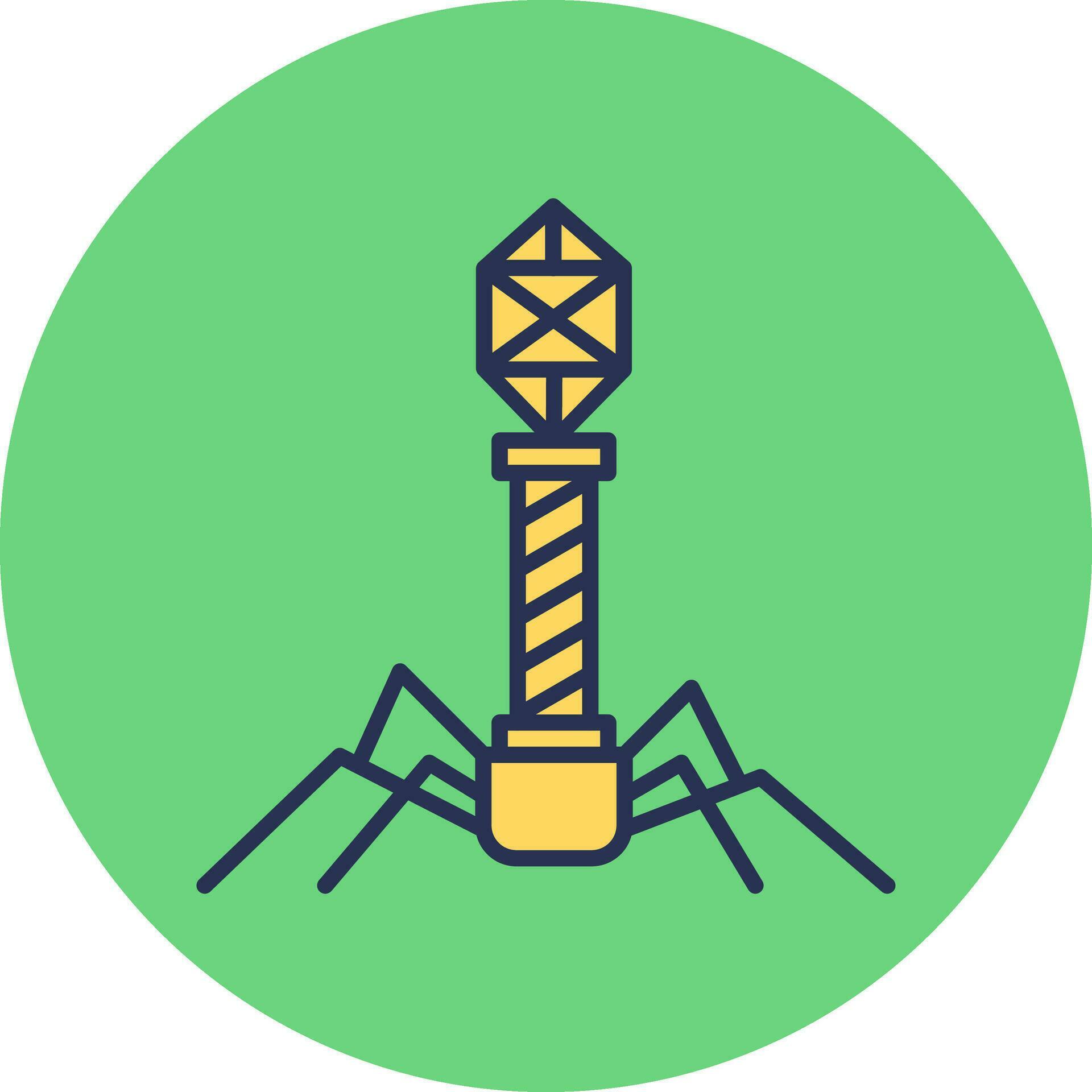 Bacteriophage Vector Icon 32723607 Vector Art at Vecteezy