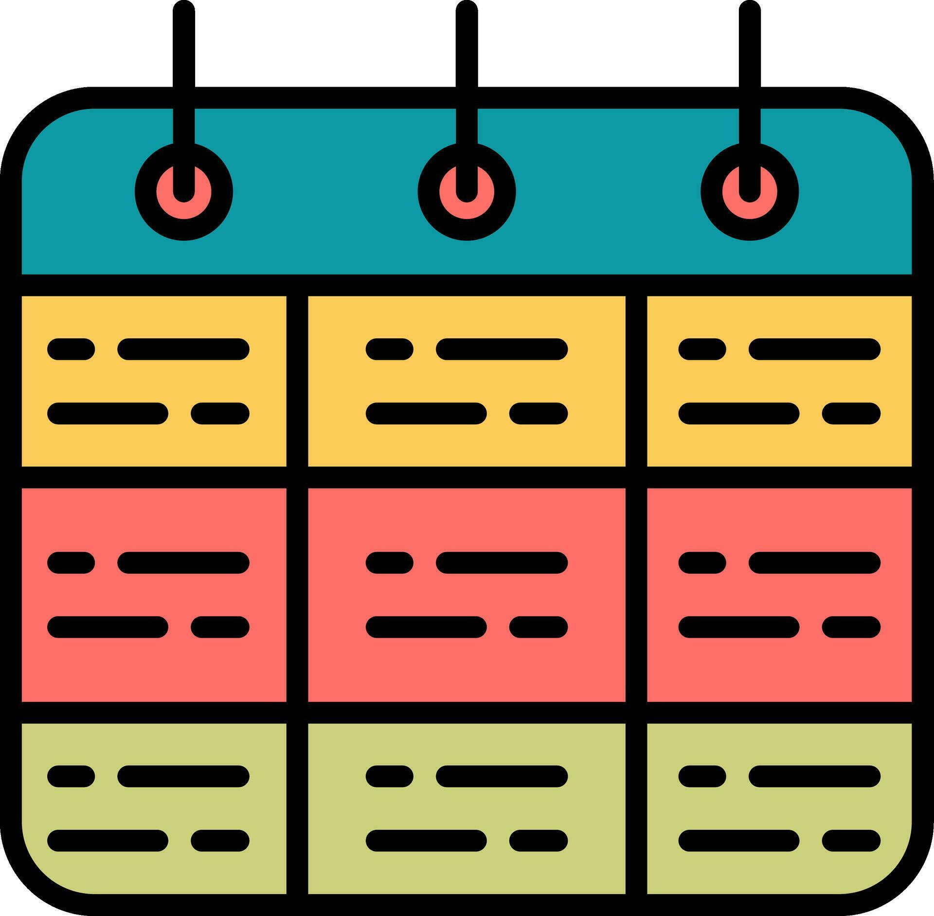 Timetable Vector Icon 32726430 Vector Art at Vecteezy