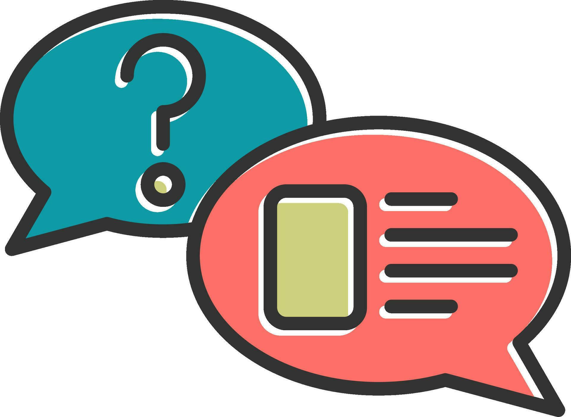 Answer Vector Icon 32727271 Vector Art at Vecteezy