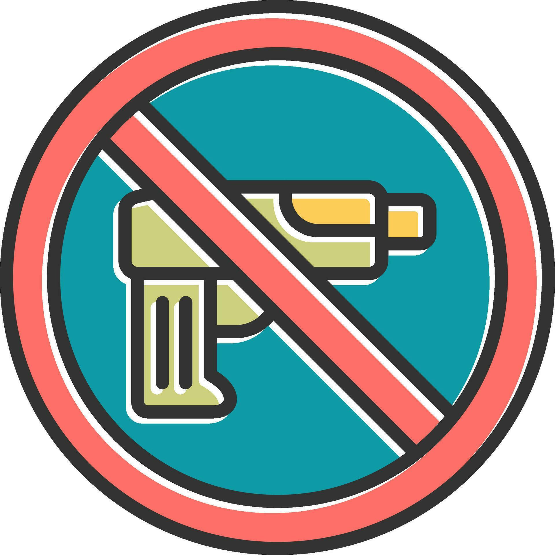 No Weapons Vector Icon 32729327 Vector Art at Vecteezy