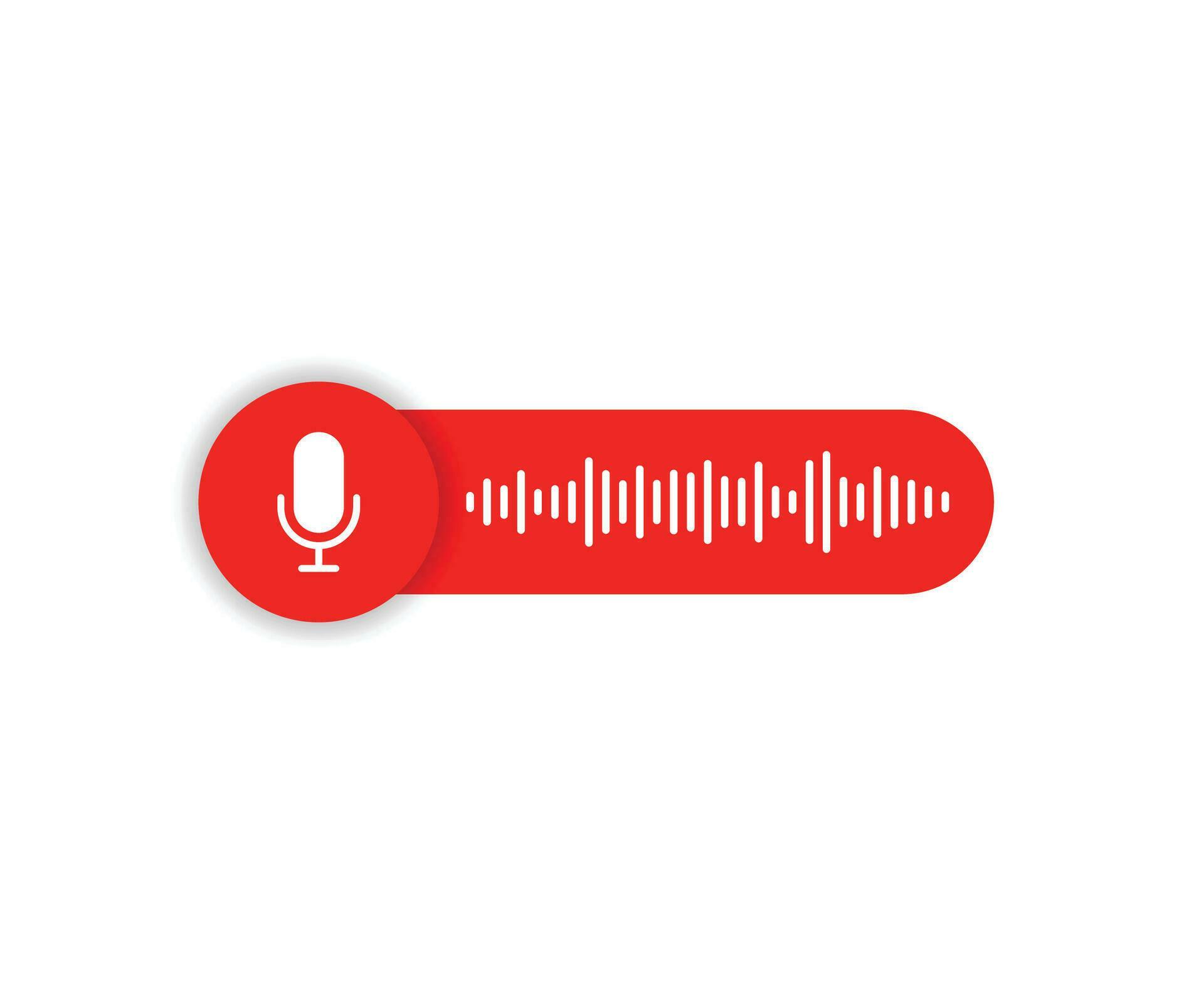 Voice message icon for your chat design. Voice messaging correspondence ...