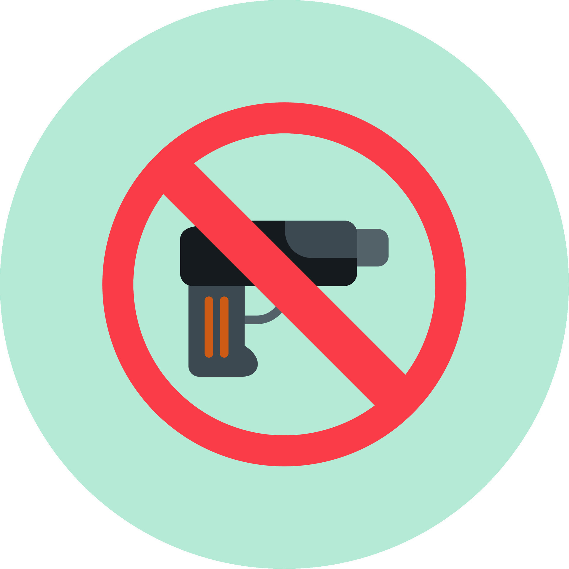 No Weapons Vector Icon 32735880 Vector Art at Vecteezy