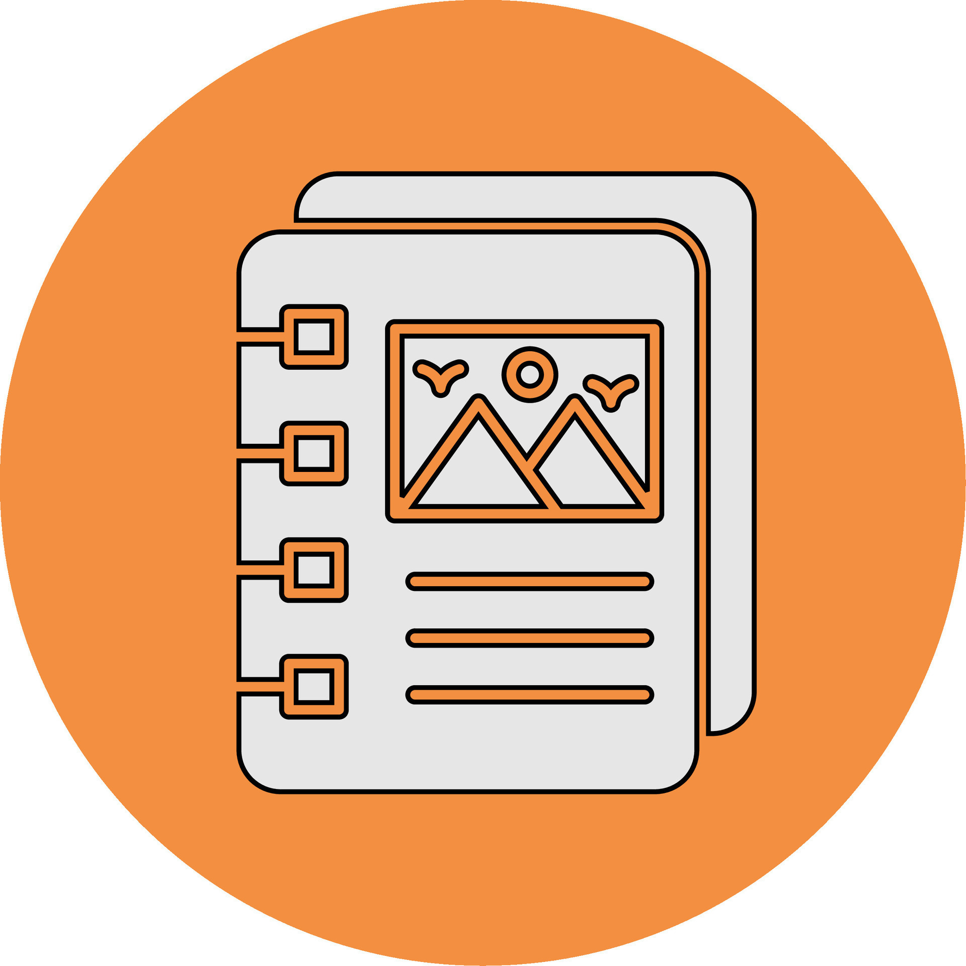 Binding Vector Icon 32739834 Vector Art at Vecteezy