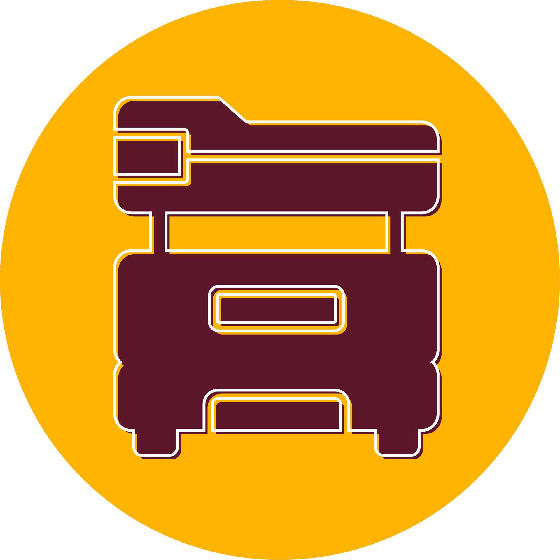 Multifunction Printer Vector Icon 32741026 Vector Art at Vecteezy