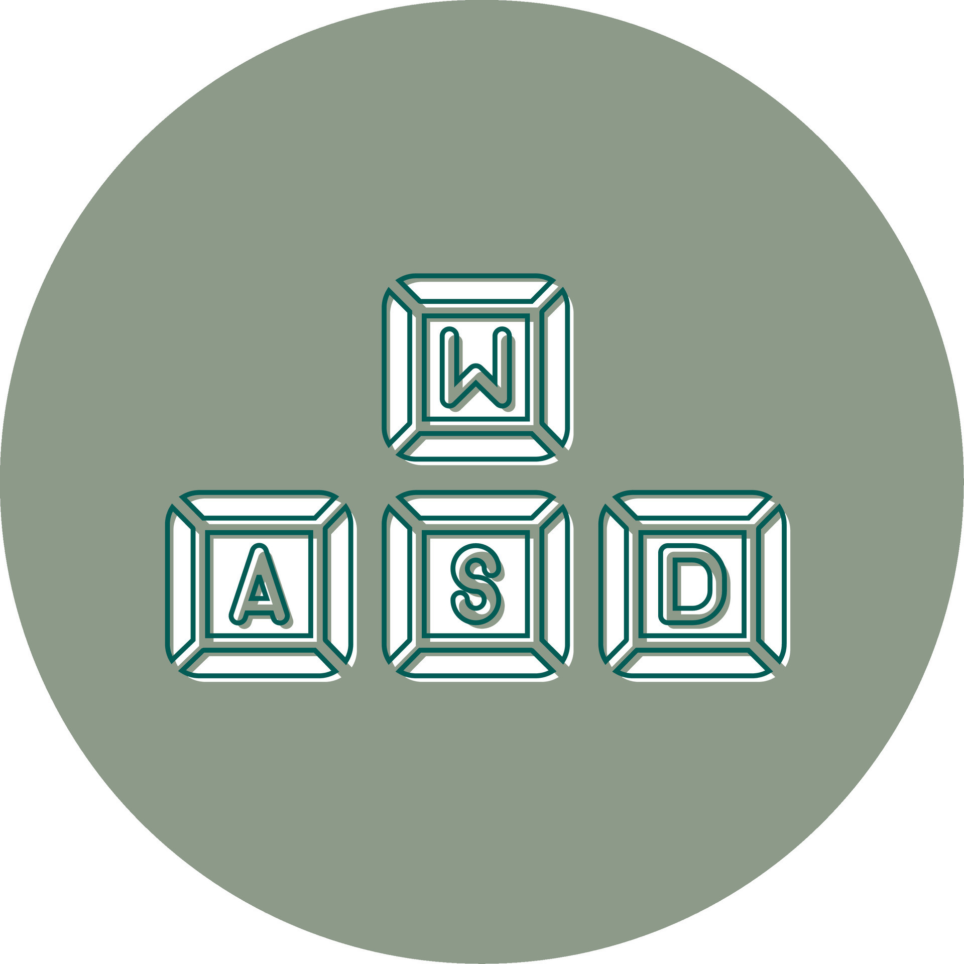 Keyboard Button Vector Icon 32743271 Vector Art At Vecteezy