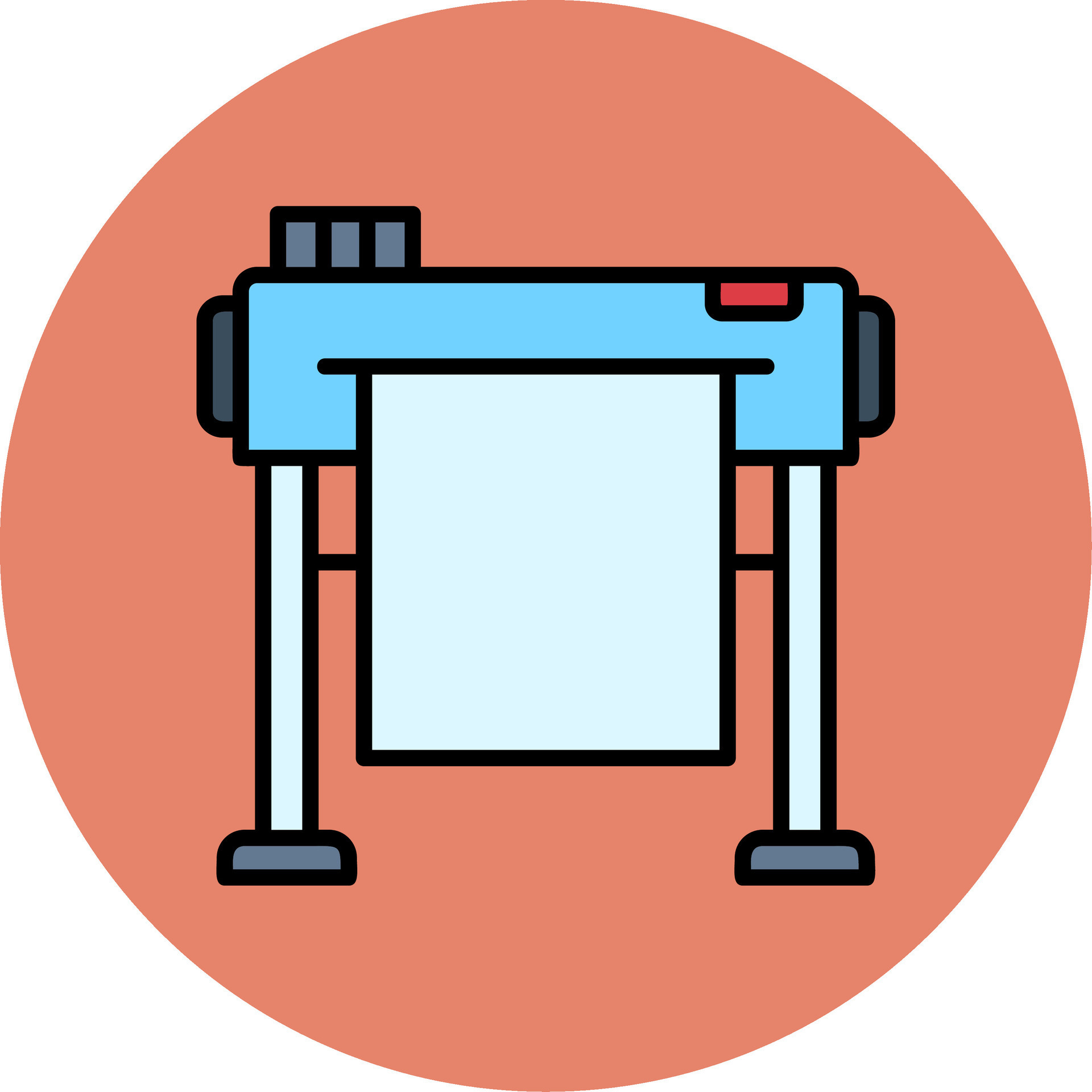 Plotter Vector Icon 32750176 Vector Art at Vecteezy