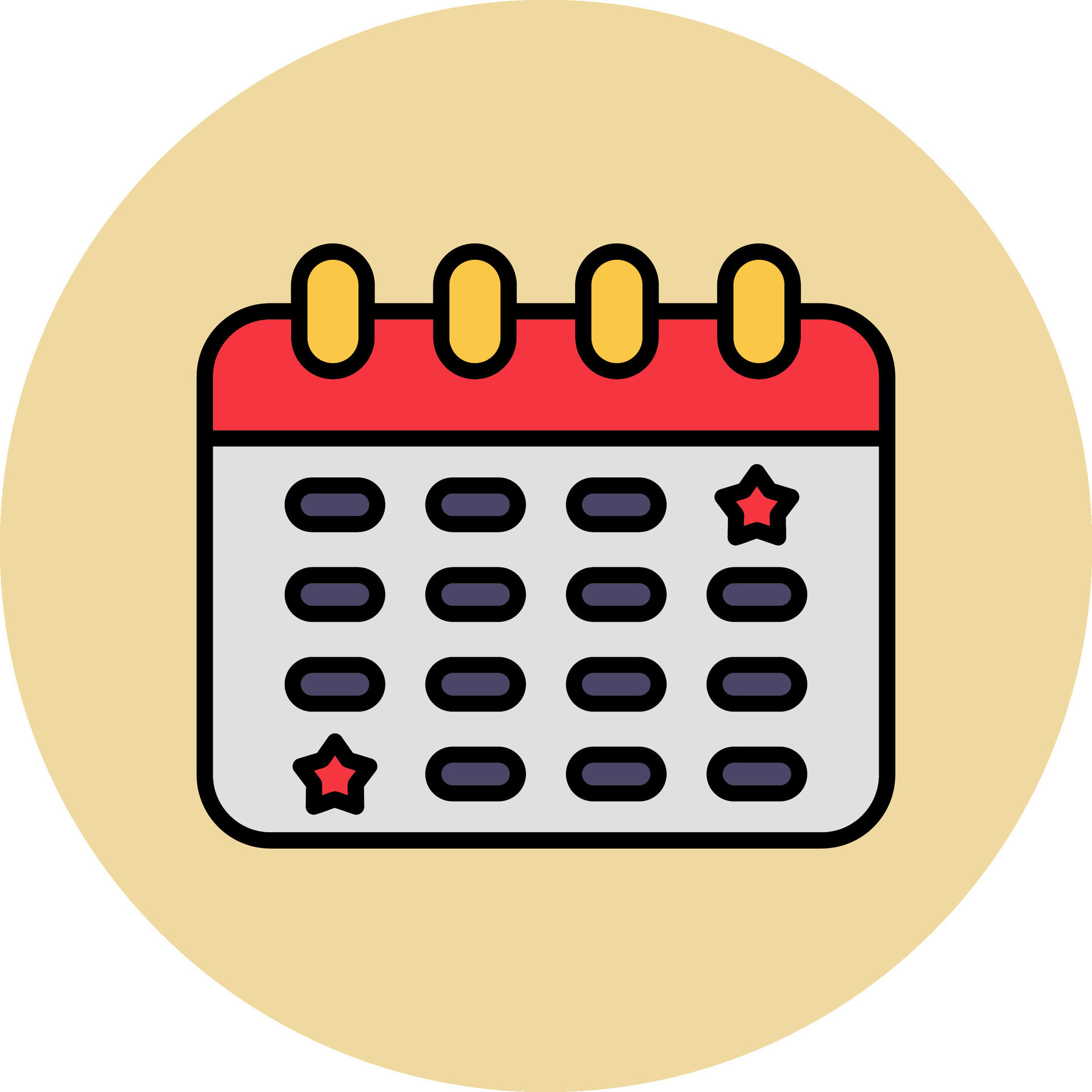 Event Vector Icon 32750565 Vector Art at Vecteezy