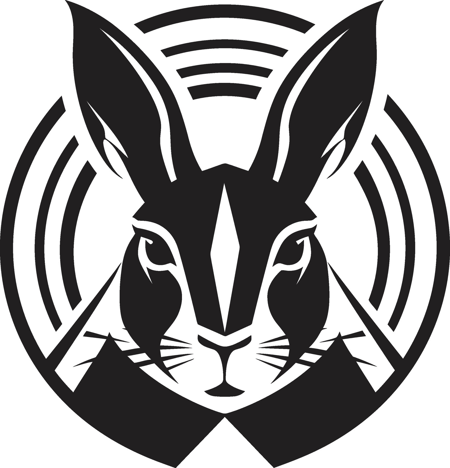 Sleek Black Rabbit Emblem Modern Rabbit Silhouette Logo 32751905 Vector ... Sleek Black Rabbit Emblem Modern Rabbit Silhouette Logo 32751905 Vector ...