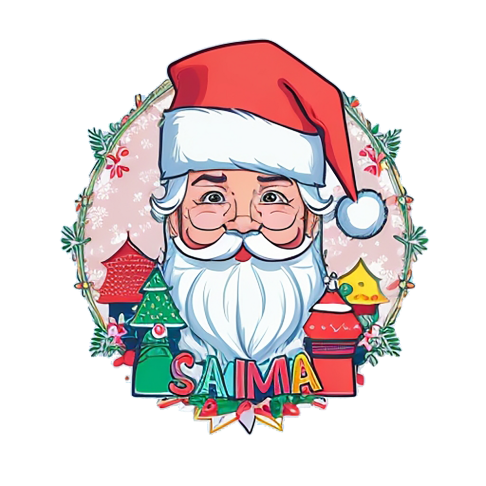 Santa Christmas T Shirt Design 32751990 Png