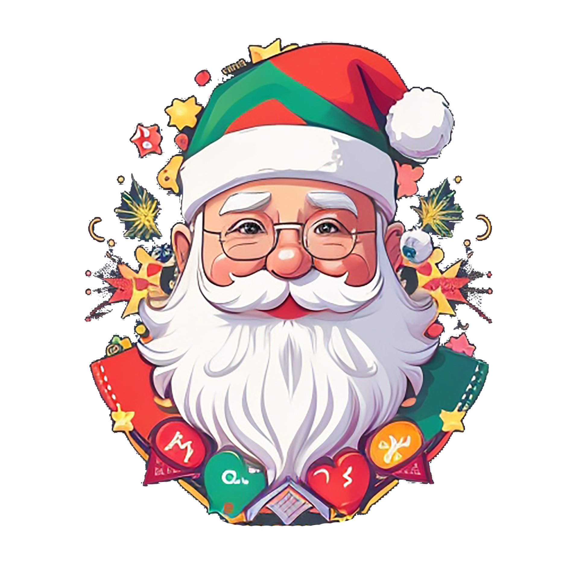 Santa Christmas T Shirt Design 32751996 Png