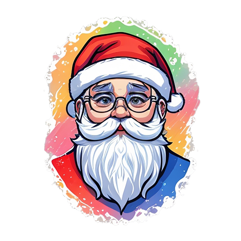 Santa Christmas T Shirt Design 32751997 Png