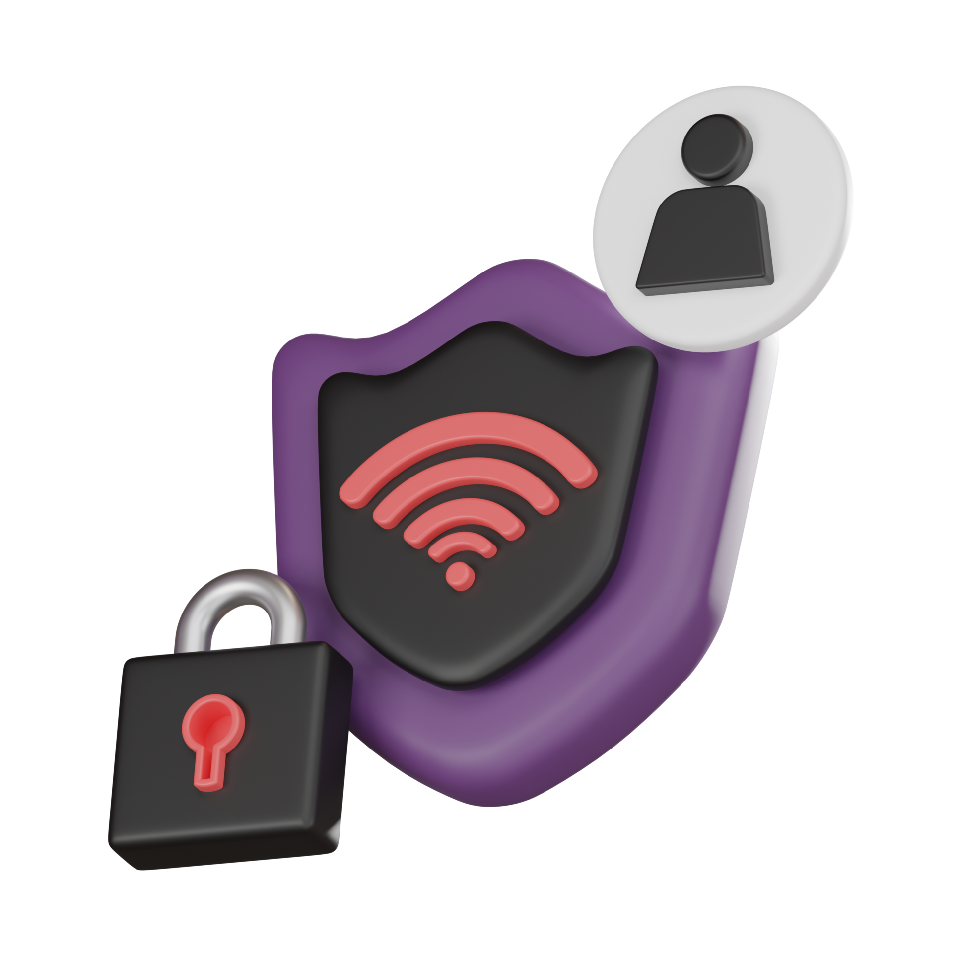 Vpn Service 3dicon Secure Network Connection And Privacy Protection3d