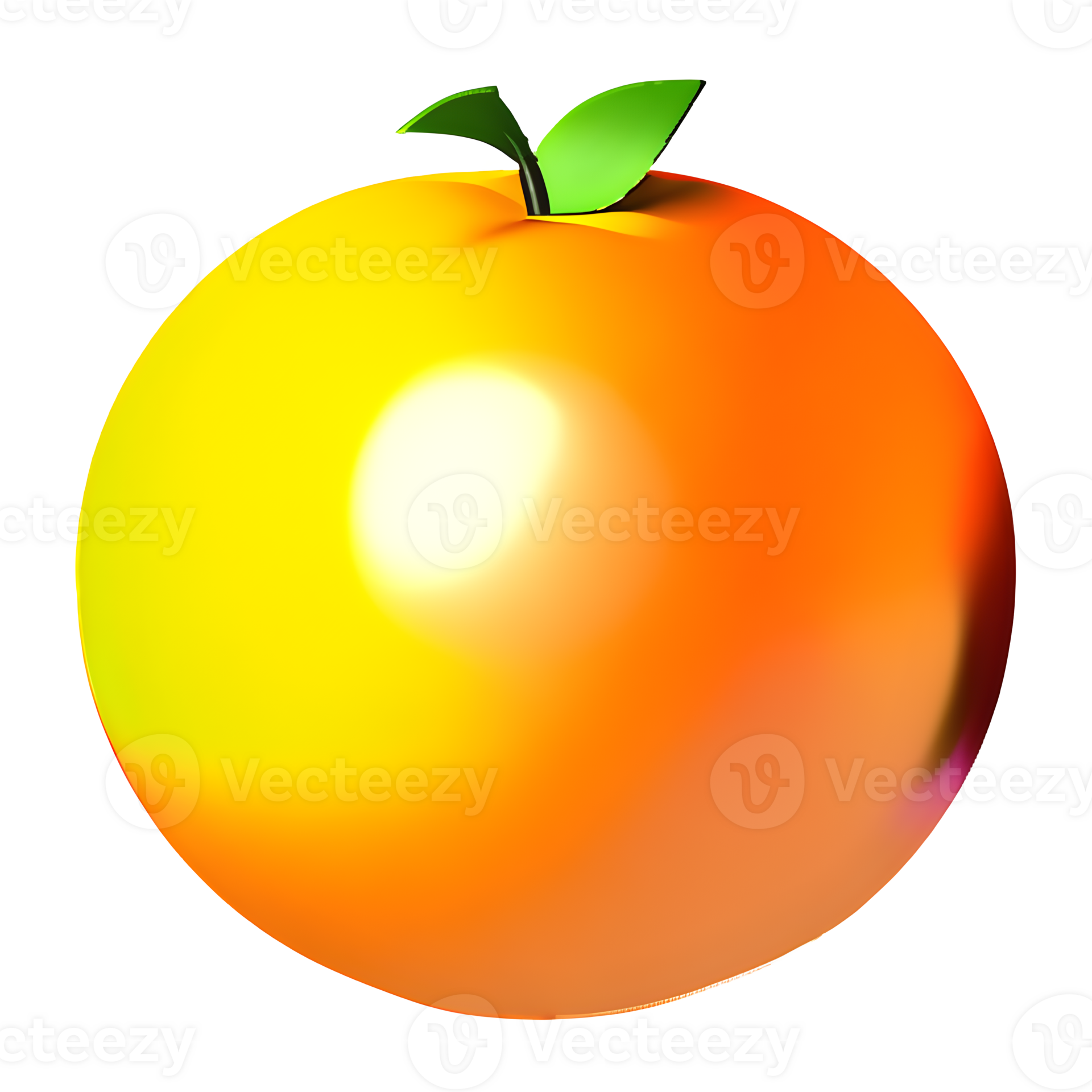 Orange 3d Ai Generated 32754396 Png