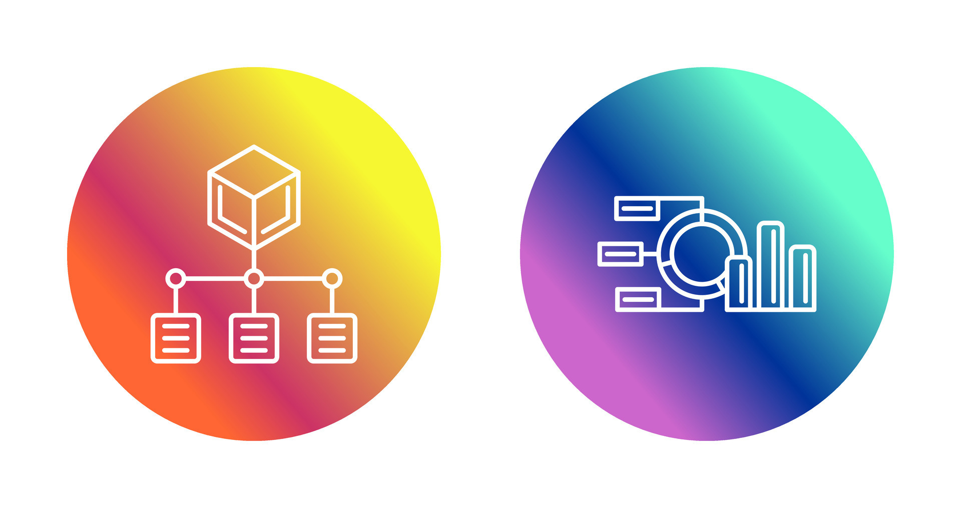 Pie Chart and distribution Icon 32759186 Vector Art at Vecteezy