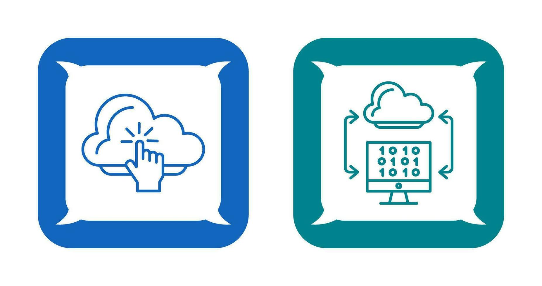 Cloud Computing and Cloud Coding Icon 32760334 Vector Art at Vecteezy
