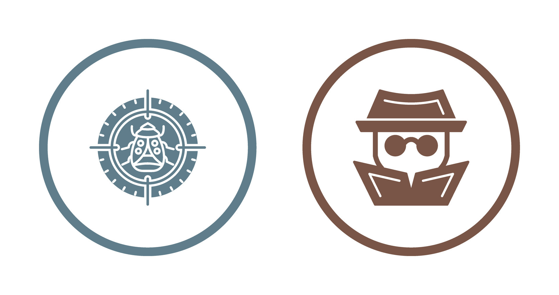 Bug Target And Hacker Icon 32760767 Vector Art At Vecteezy